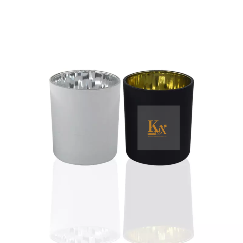 Factory custom patterned metal candle jar