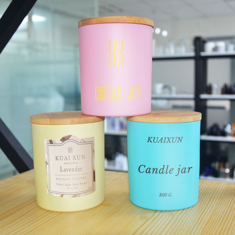 Factory custom patterned metal candle jar