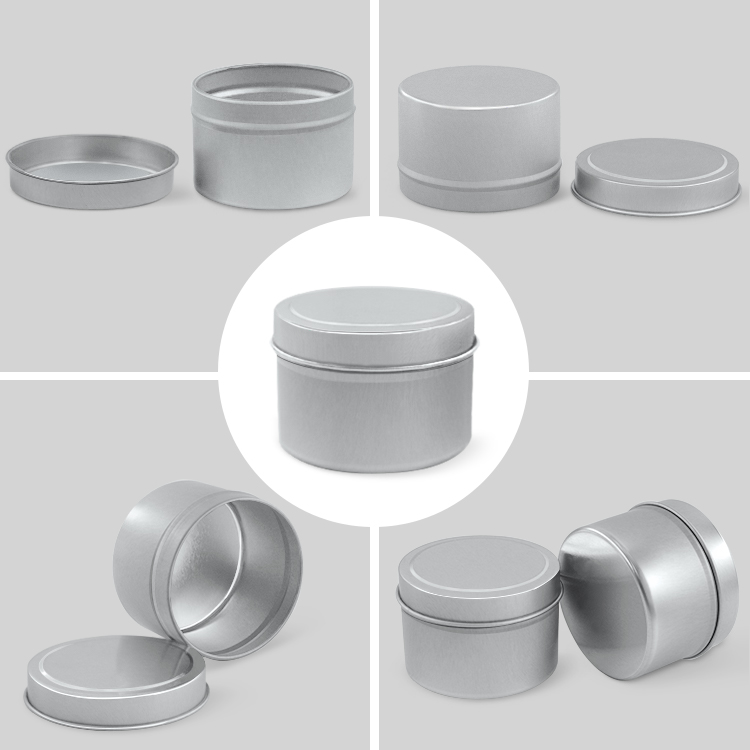 Factory custom printed tin candle cans