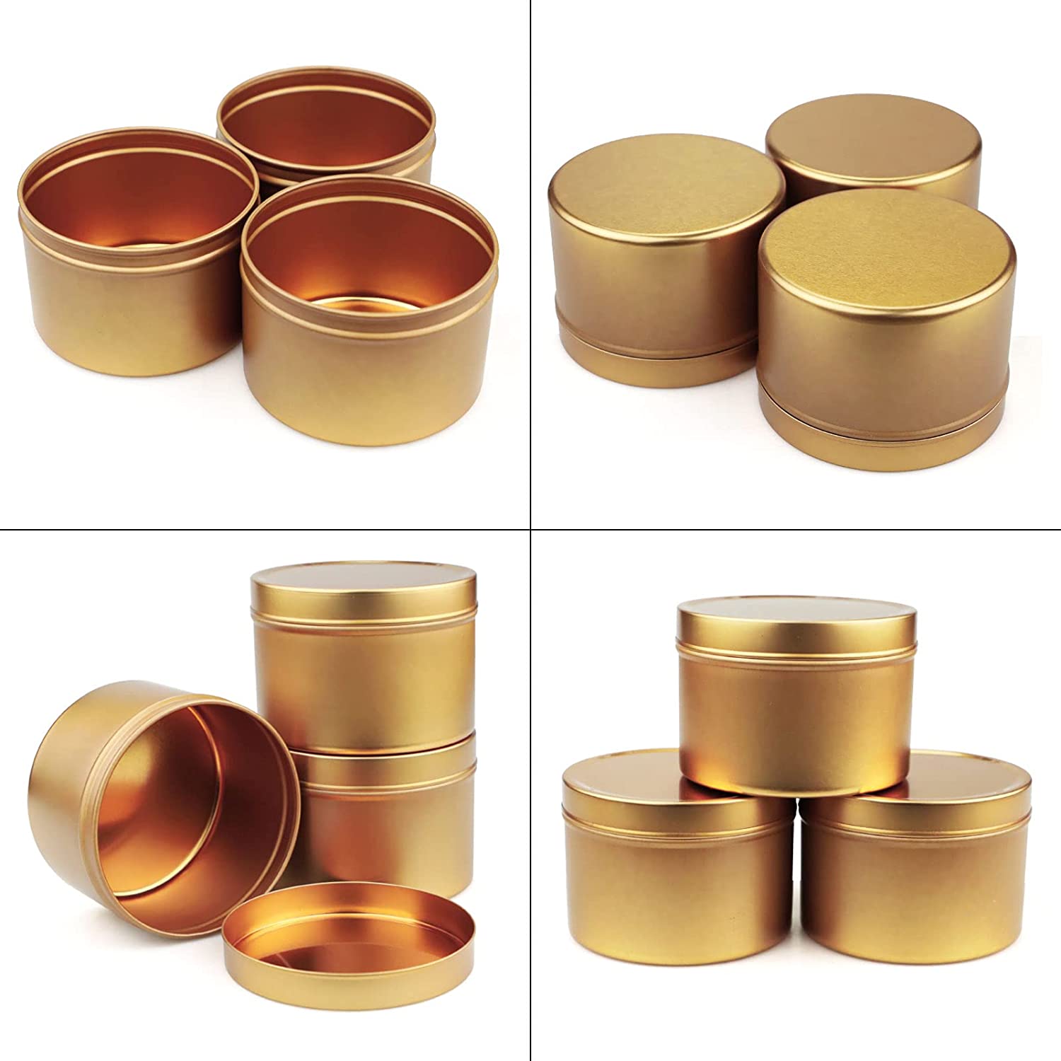 High quality small candle tin