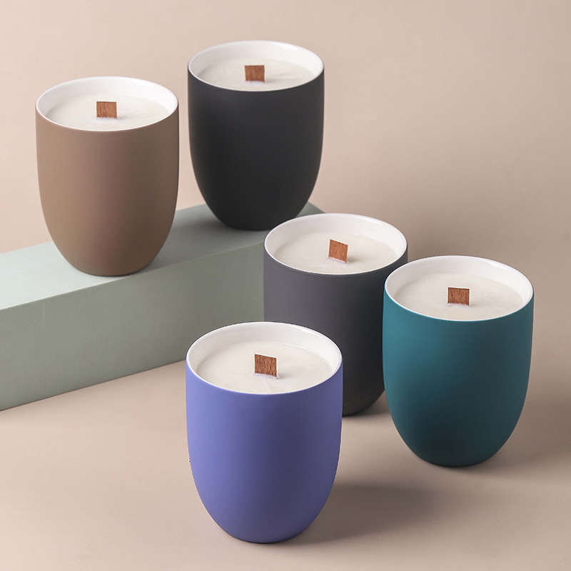 Minimalist Ins Aromatherapy Ceramic Candle Vessel